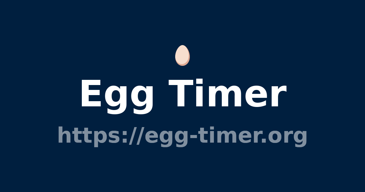 Online Egg Timer
